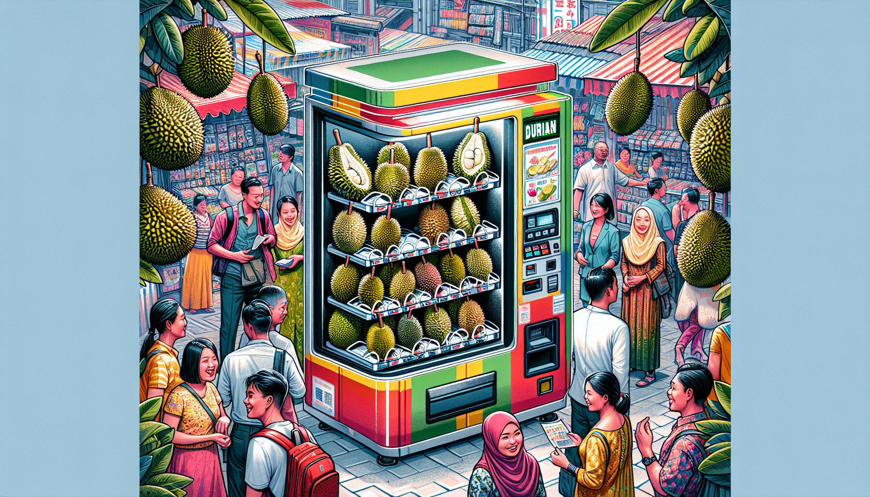 Experience Durian Anytime with Singapore's First Durian Vending Machin ...